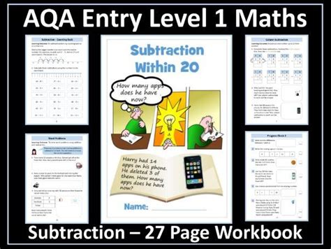 Aqa Entry Level 1 Maths 11 Powerpoint Lessons And 11 Workbooks Bundle Teaching Resources