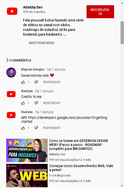 GitHub MayconDS Youtube Clone Clone Da Plataforma De Videos Youtube