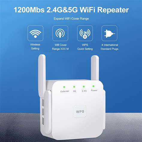 1200mbps 2 4g 5g Wireless Extender Repeater Wifi S Vicedeal