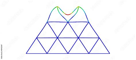 Finite Element Analysis Of A Simple And Complex Truss Element Stress And Deflection Stock