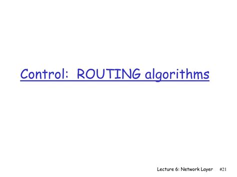 Ppt Network Layer Services And Routing Principles Overview Powerpoint