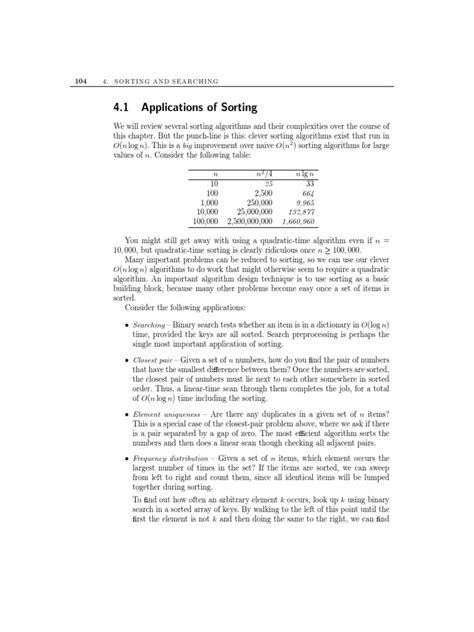 applications of sorting pdf time complexity logarithm