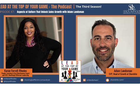 Aspects Of Culture That Unlock Sales Growth With Adam Landsman