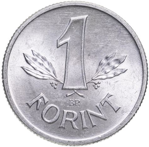Монета Венгрия 1 форинт (forint) 1982 стоимостью 306 руб.