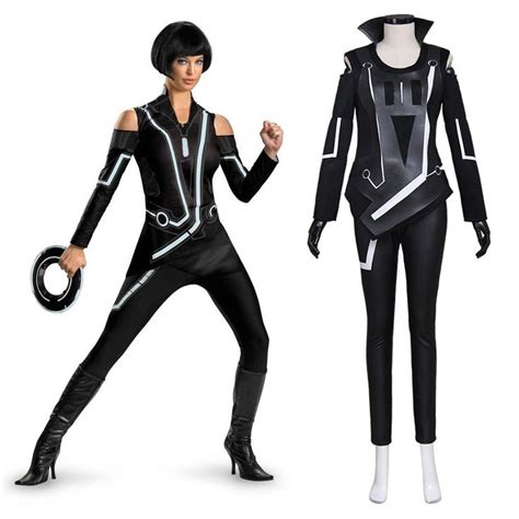 Tron Legacy Quorra Womens Jumpsuit Cosplay Costume Tron Costume