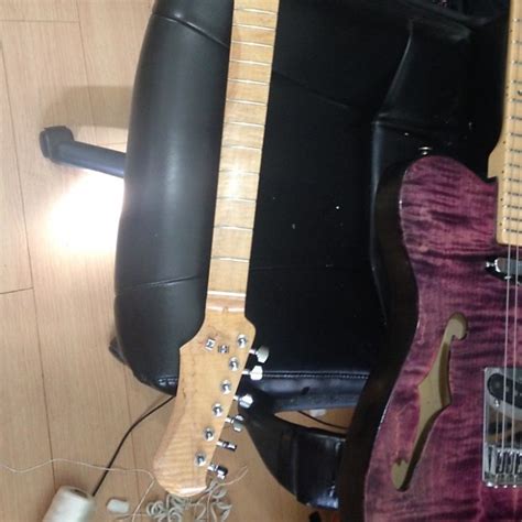 Luthier Carved Flame Maple Neck Strat Jazzmaster Reverb