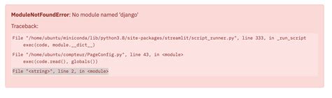 Deployment On Aws No Module Named Xxx Deployment Streamlit
