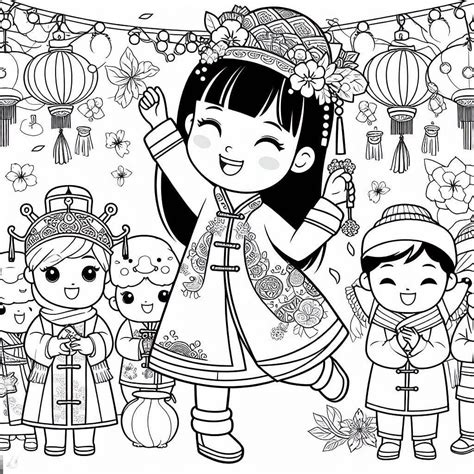 ปันสื่อ ภาษาไทย แบ่งปันรูปภาพระบายสีวันตรุษจีนจาก Ai ค่ะ Facebook