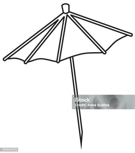 손으로 그린 낙서 만화 스타일 벡터 이미지 우산 바 장식 액세서리 바 메뉴 바텐더 웹 사이트 디자인 칵테일 만들기 과정 일러스트레이션 주류 요리책 장식 등 식전 반주에 대한