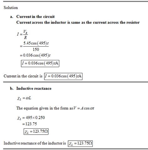 Solved A 150 Ω Resistor Is Connected In Series With A 0 250 H A 150 1 Answer