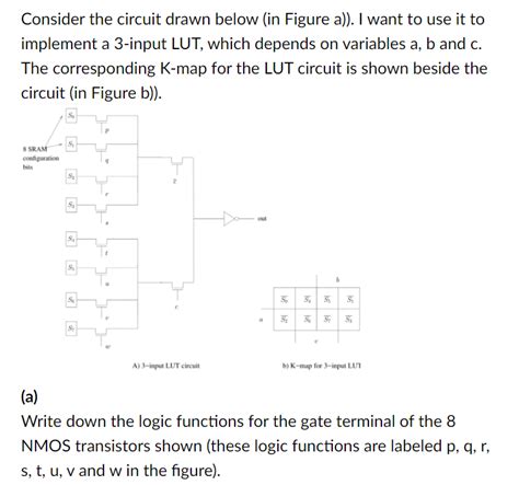 Solved Consider The Circuit Drawn Below In Figure A I