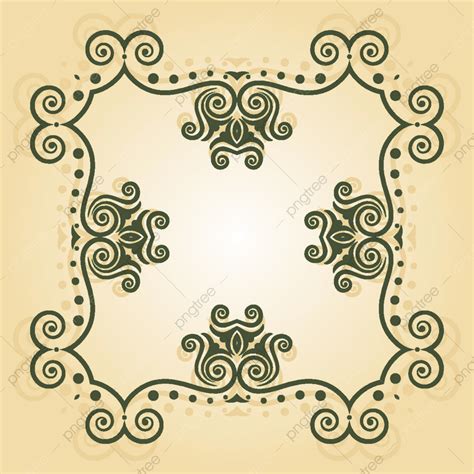 Abstract Border Design Vector Art Png Frame Border Design Abstract Accent Vector Floral