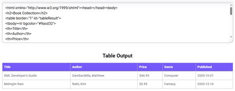 Xml To Xsl Transformer Convert Xml Using Xslt Online