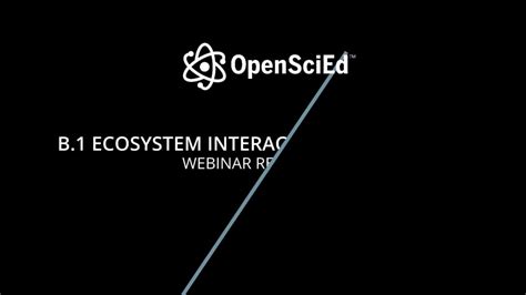B 1 Ecosystem Interactions And Dynamics Openscied