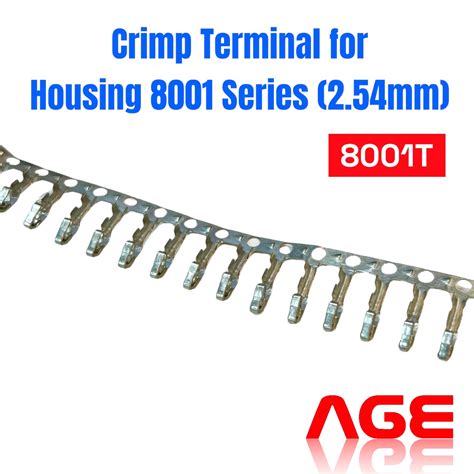 8001t Crimp Terminal For Housing 8001 Series254mm Agebkk จำหน่ายและนำเข้า Arduino Board