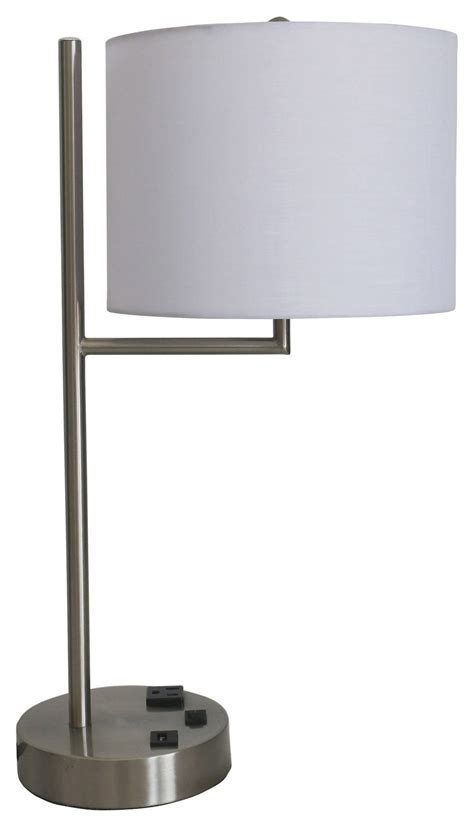 Metal Table Lamp Brushed Nickel 20 Contemporary Table Lamps By