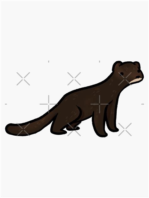 An Adorable Mini Mink Sticker For Sale By Sydneymaebee Redbubble