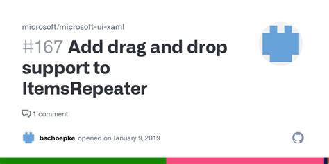 Add Drag And Drop Support To Itemsrepeater · Issue 167 · Microsoftmicrosoft Ui Xaml · Github