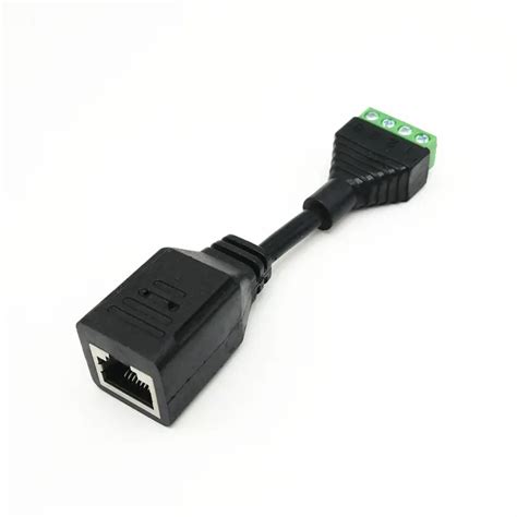 Rj45 4pin Terminál Rj45 Női Blokk Kristályfejű Nyomásmentes Vége Fixohu