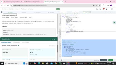 Mohan Niranjan On Linkedin Codequestchallenge Dsa