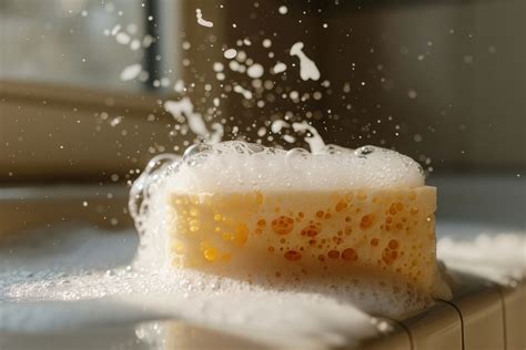 Soapy Sponge Freshness Beverage Hygiene Premium Photo Rawpixel