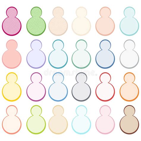 Budding Yeast Vector Illustration Graphic Template Set Stock Vector