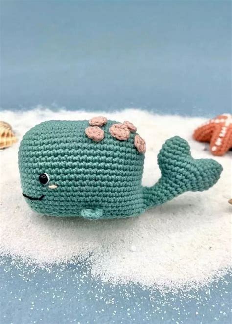 One Solid Colored Cute Crochet Whale Pattern Free Clairea Belle Makes