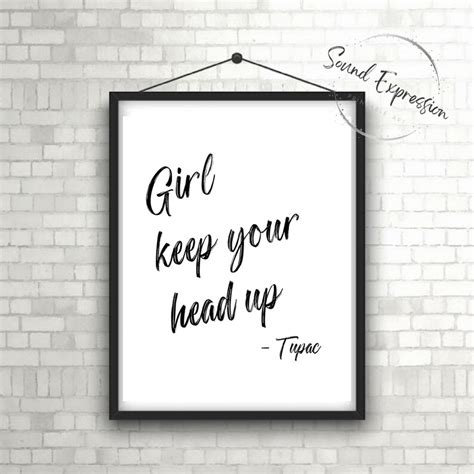 Tupac Hip Hop And Rap Song Lyrics And Quotes Digital Wall Art Home
