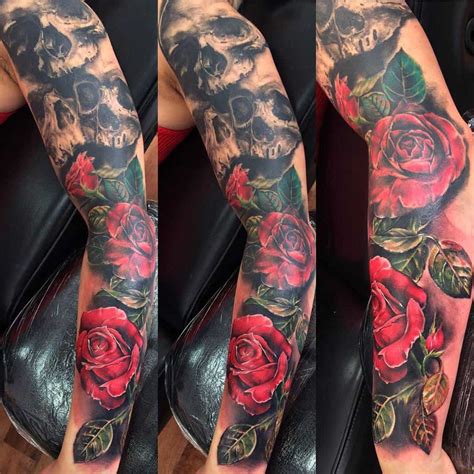 Details 64 Rose N Skull Tattoo Best Vn