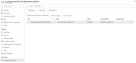 Azure App Configuration Central Configuration Repository Anton Kalcik