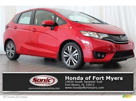 2015 Milano Red Honda Fit Ex L 111010311 Photo 24