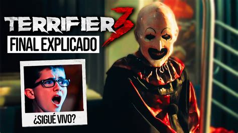 Terrifier 3 Final Explicado ¿jonathan Sigue Vivo Youtube