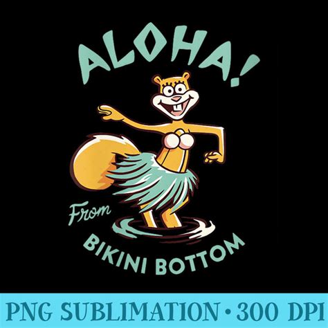 Spongebob Squarepants Sandy Aloha Hula Dance Download Tran Inspire