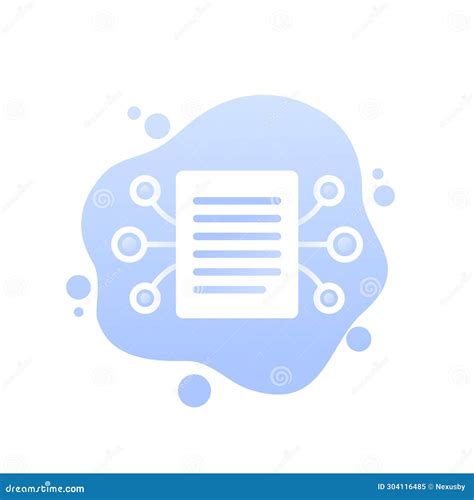 compiling data icon for web and apps stock vector illustration of