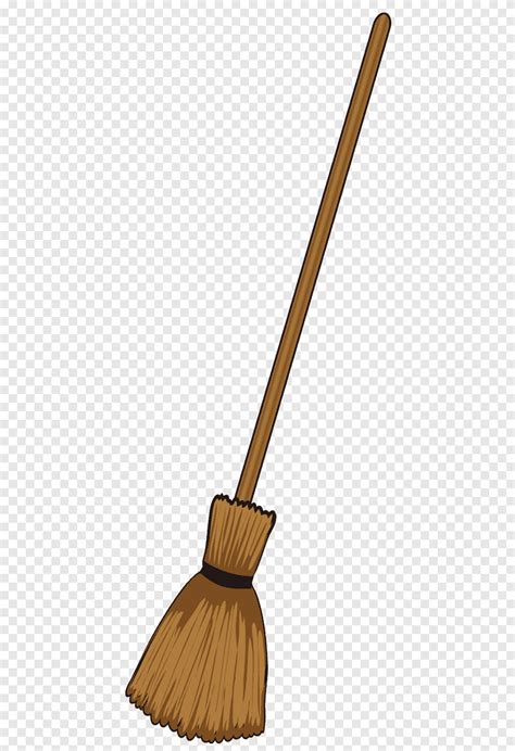 갈색 빗자루 그림 마녀의 빗자루 마법 할로윈 마녀 빗자루 해피 할로윈 목재 Png Pngegg