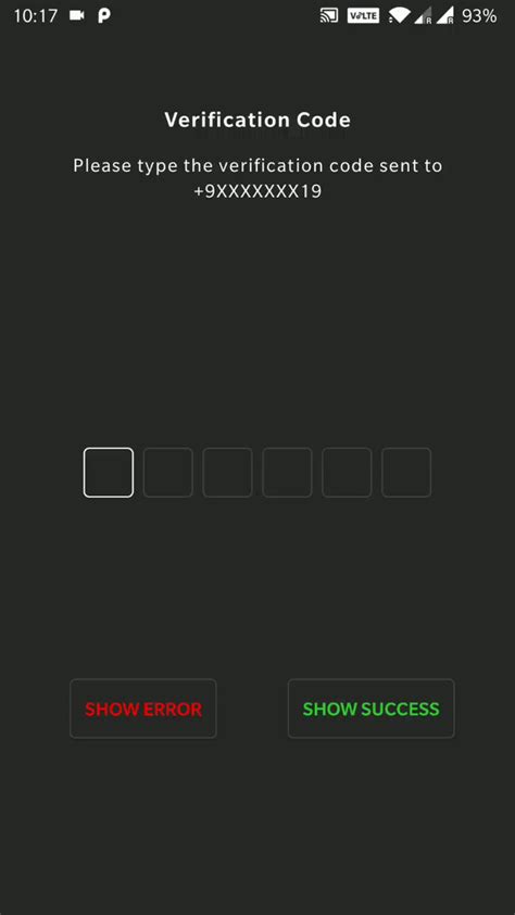 Otpview A Custom View To Enter Otppin Of Diff Codekk Androidopen Source Website
