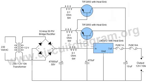 [diagram] Circuit Diagram 12v Power Supply Mydiagram Online