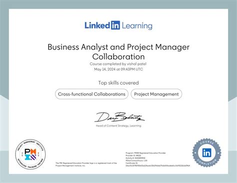 Vishal Patel On Linkedin Certificate Of Completion