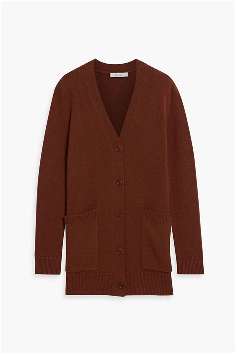 Max Mara Sequin Embellished Wool And Cashmere Blend Cardigan The Outnet