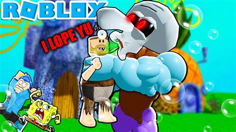 Pak Unat Di Cium Squidward Pembhvnuh Pandu Gaming Kabur Roblox Spongebob Youtube
