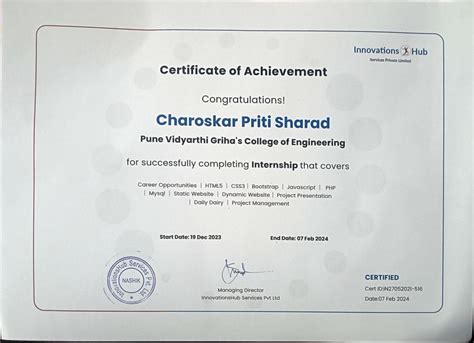 Priti Charoskar On Linkedin Innovationhub Internships