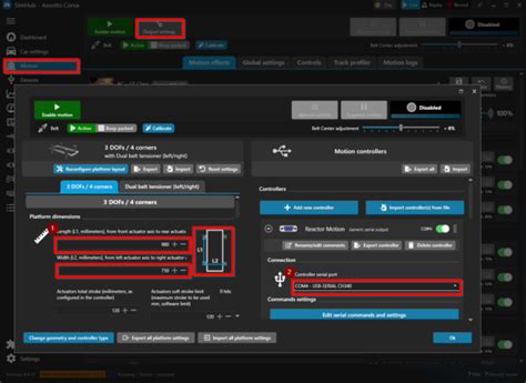 Simhub Setup Reactor Full Motion Upgrade For Your Simulator