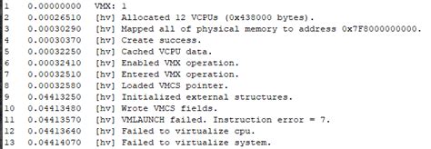 Vmlaunch Is Failing On A New Cpu · Issue 13 · Jonomangohv · Github