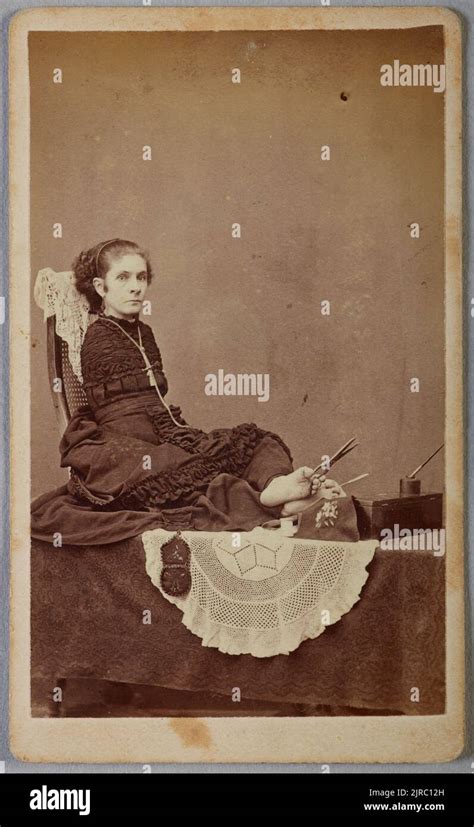 Ann Eliza Leak The Armless Wonder 1872 United States By Charles