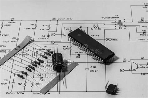 Electronics Stock Image Image Of Board Micro Resistors 77928727