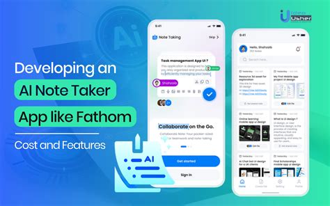 Develop An AI Note Taker App Like Fathom Cost And Features IdeaUsher