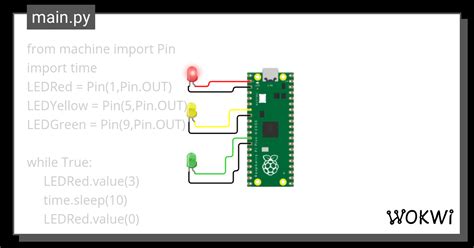 Traffic Light Copy Wokwi Esp32 Stm32 Arduino Simulator