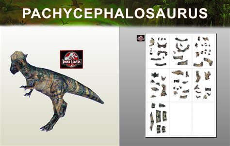 Pachycephalosaurus Warpath Papercraft By Paperlovers On Deviantart