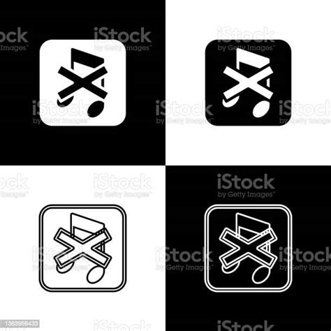 흑백 배경에서 격리된 스피커 음소거 아이콘을 설정합니다 사운드 아이콘이 없습니다 볼륨 오프 기호입니다 벡터 개념에 대한 스톡 벡터 아트 및 기타 이미지 Istock