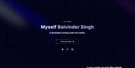 Balvinder Singh On Linkedin Portfolio Webdevelopment Nextjs